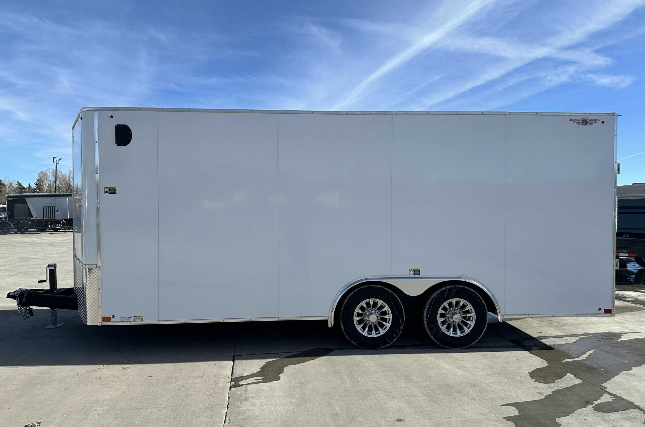 H&H ENCLOSED CARGO TRAILER - 7FT X 16FT - Platinum Trailer
