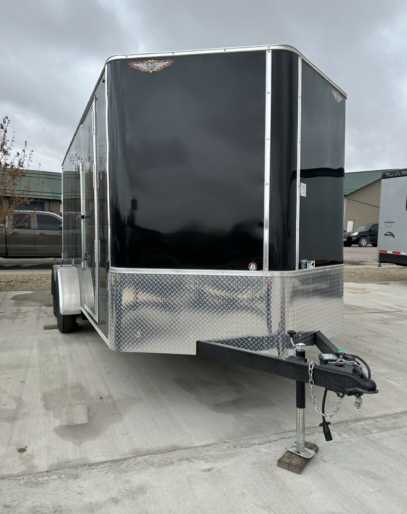 H&H ENCLOSED CARGO TRAILER - 7FT X 16FT - Platinum Trailer